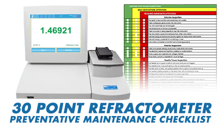 30 Point Refractometer PM Checklist - Rudolph Research Analytical