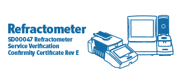 SD00047 Refractometer Service Verification Confirmity Certificate Rev E ...