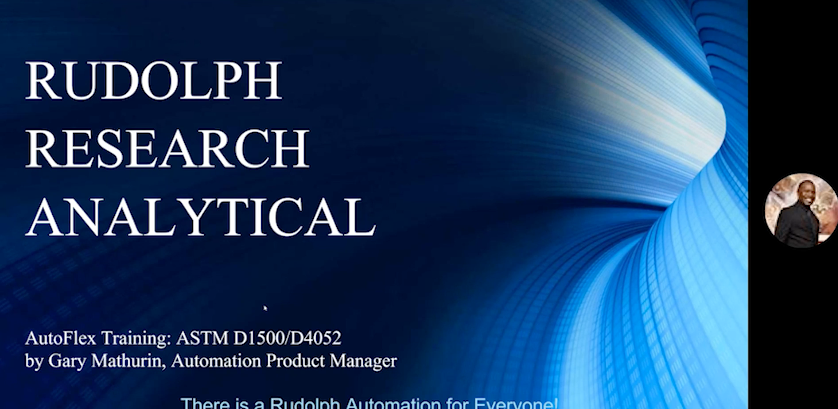 AutoFlex Training ASTM D1500/D4052 - Rudolph Research Analytical
