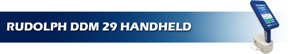 Rudolph Handhelds - Rudolph Research Analytical