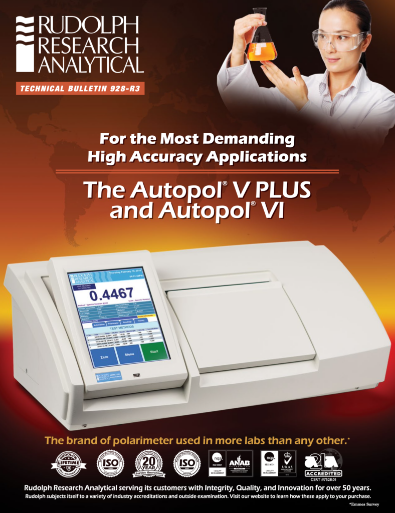 Pharmaceutical Polarimeter from Rudolph Research