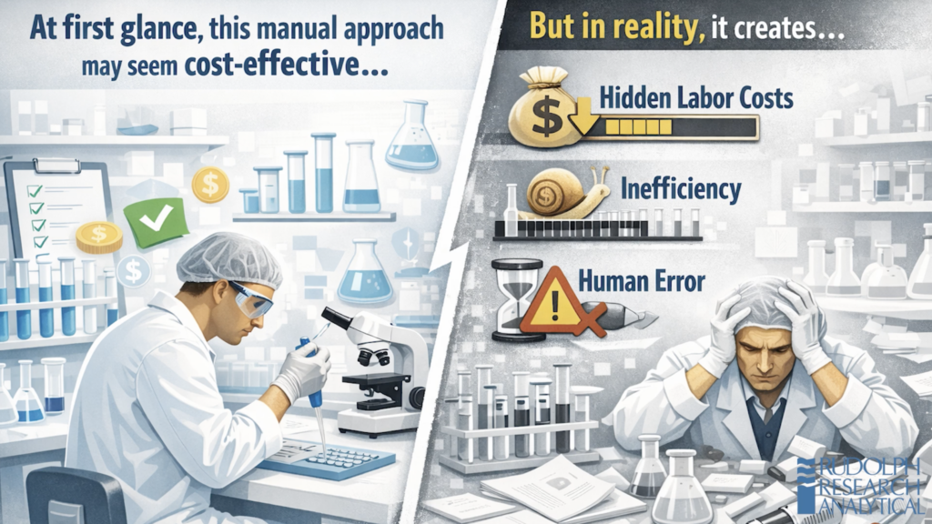 The Hidden Cost of Manual Sample Handling - Rudolph Research Analytical
